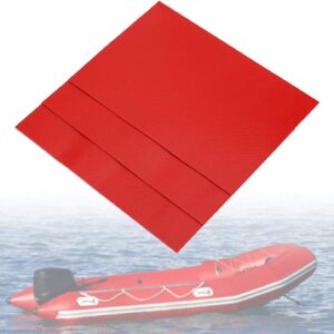 Vbestlife 6Pcs PVC Patch Repair Kit,Repair Patches Kit Set Accessory for Inflatable Raft Boat Canoe Kayak (Red) Red PVC Repair Patches