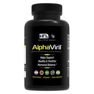 hfl alphaviril® by dr. sam robbins | 22+ year proven formula | test booster + youthful hormone balancer | healthy libido - bigger muscles - less belly fat - look & feel younger