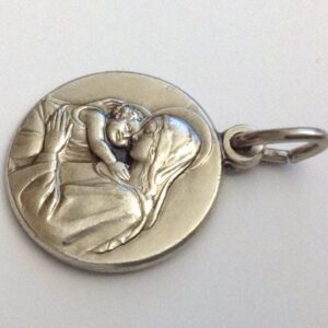 Madonna with Child Silver Medal - The Patron Saints Medals - Made in Italy