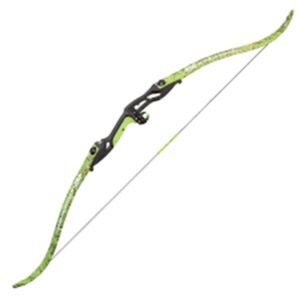 se kingfisher bowfishing recurve bow, flo green, 40#, rh