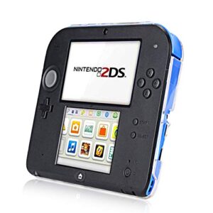 compatible with for 2ds case, akwox transparency plastic hard protective cover case shell skin for 2ds