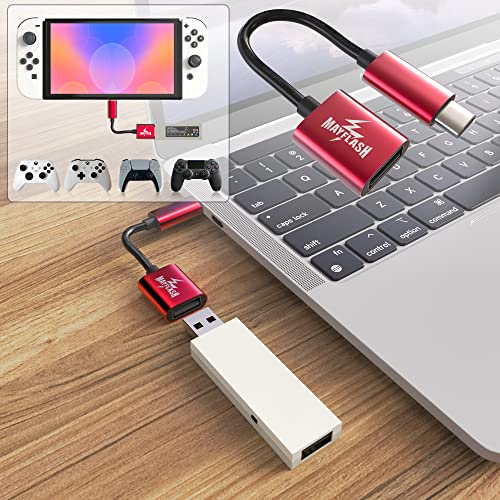 MAYFLASH Magic NS Wireless Bluetooth Controller USB Adapter for Switch, Steam Deck, macOS, Windows, Raspberry Pi, Compatible with Xbox Series S/X,PS5 Controller and More