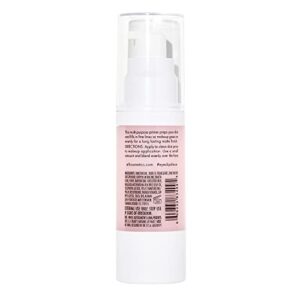 e.l.f, Poreless Face Primer - Large, Silky, Skin-Perfecting, Lightweight, Long Lasting, Absorbs Quickly, Smooths, Preps, Creates Flawless Base, Infused with Tea Tree and Vitamins A & E, 1.01 Fl Oz