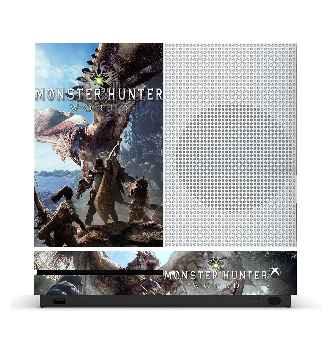 Monster Hun World MHW Game Skin for Xbox One S Slim Console