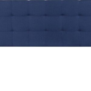 Flash Furniture Bedford Tufted Upholstered Queen Size Headboard in Navy Fabric