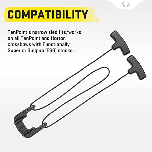 TenPoint Rope Sled - Reduces Crossbow Cocking Effort by 50% - Not Compatible with Nitro X