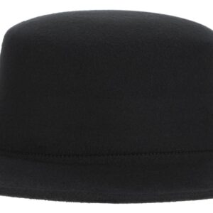 Adult Women Men Classic Flat Top Hat Fedora Hats Trilby Caps Panama Hat Jazz Cap Black