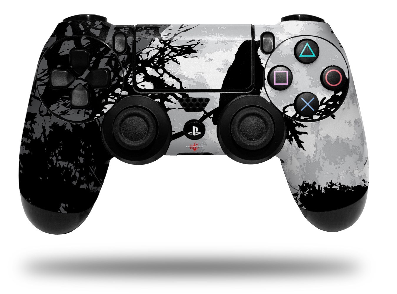 WraptorSkinz Vinyl Decal Skin Compatible with Sony PS4 Controller PlayStation 4 Original Slim and Pro Moon Rise (Controller NOT Included)