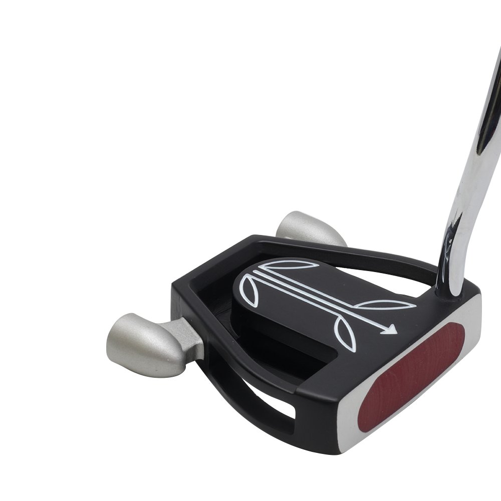 T7 Twin Engine Black Mallet Golf Putter Right Handed with Alignment Line Up Hand Tool 35 Inches Senior Men's Perfect for Lining up Your Putts