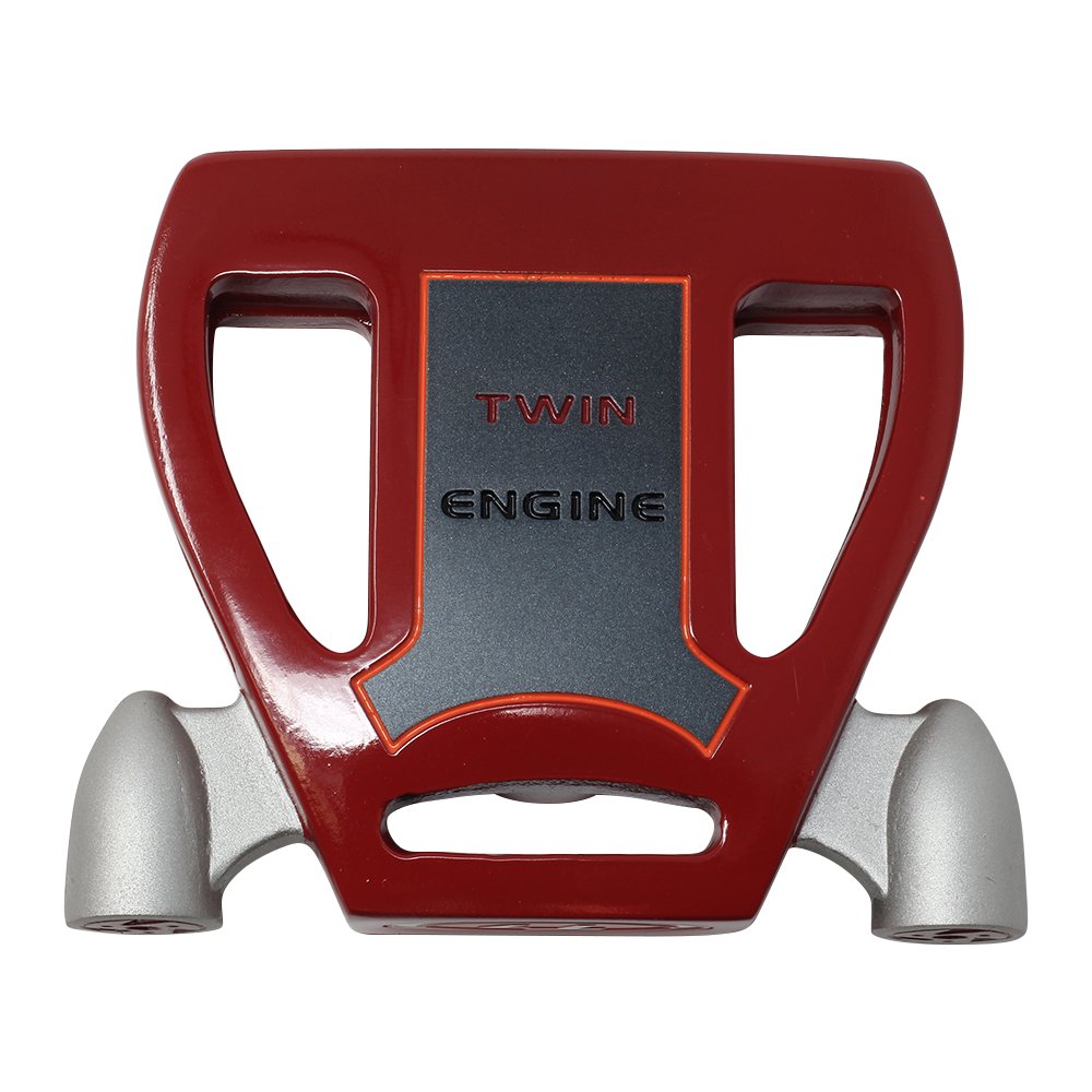 T7 Twin Engine Red Mallet Golf Putter Right Handed with Alignment Line Up Hand Tool 35 Inches Men's Standard Length Perfect for Lining up Your Putts