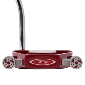 T7 Twin Engine Red Mallet Golf Putter Right Handed with Alignment Line Up Hand Tool 35 Inches Men's Standard Length Perfect for Lining up Your Putts