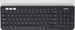 logitech k780 multi-device wireless keyboard for computer, phone and tablet (renewed)