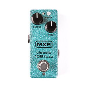 mxr classic 108 fuzz mini guitar effects pedal