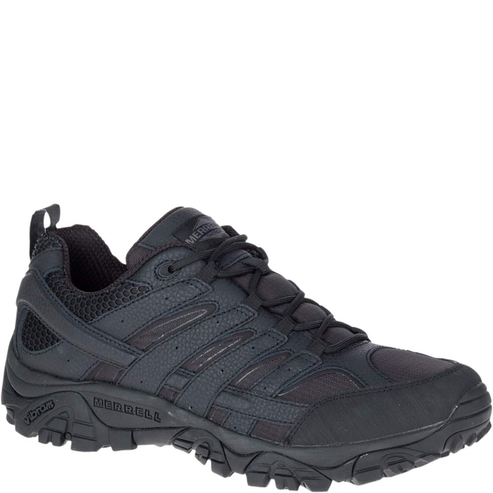 Merrell Men's Moab 2 Tactical Construction Shoe, Black, 7 Wide