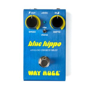 way huge smalls blue hippo analog chorus guitar effects pedal