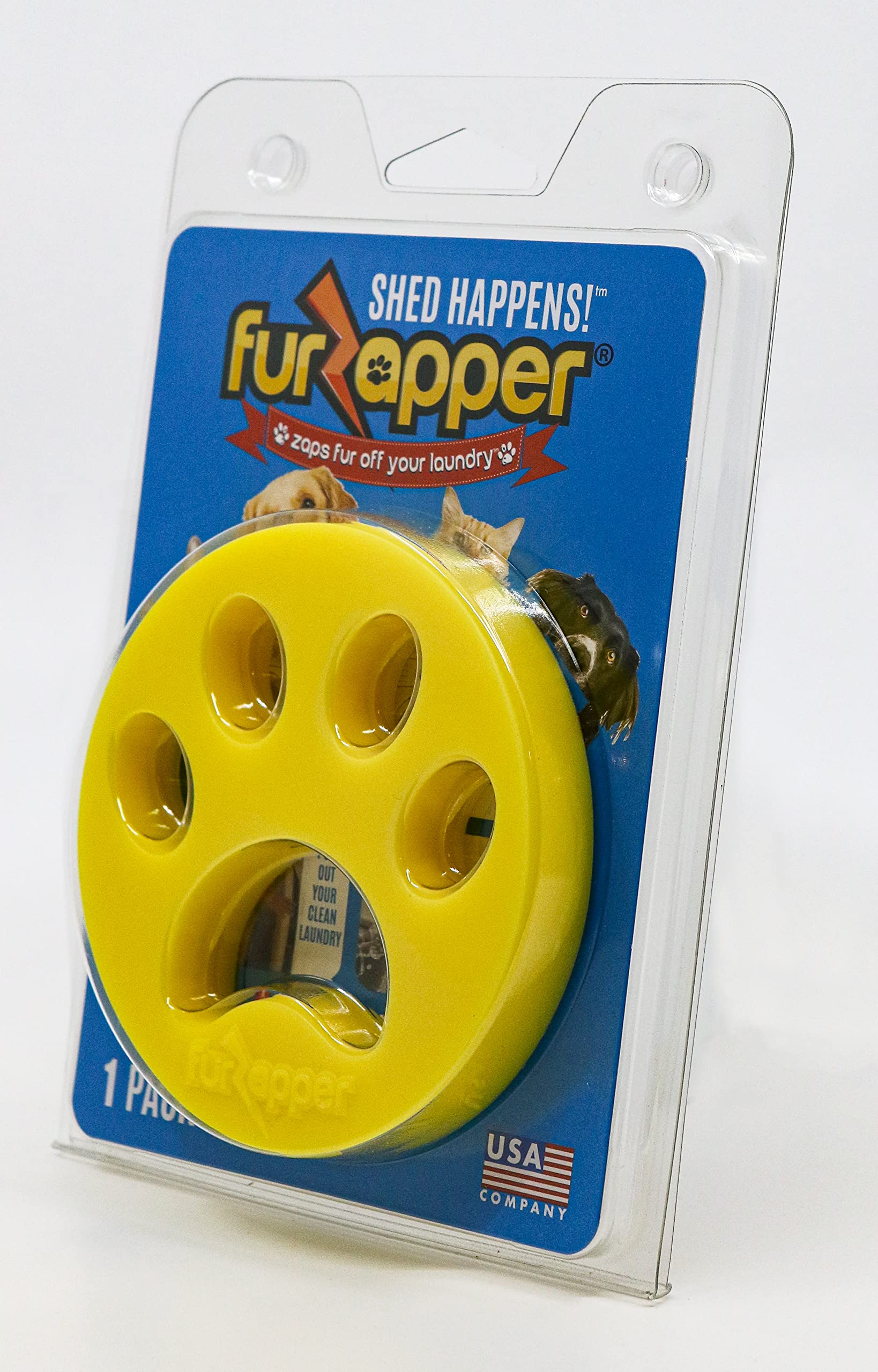 1 PK FurZapper Pet hair remover for laundry