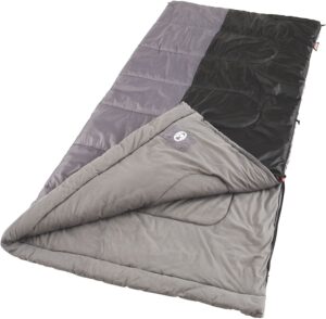 coleman biscayne big and tall warm weather sleeping bag