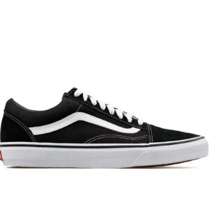 Vans Men's Low-Top Sneaker, Black White, 10