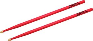 avedis zildjian company 5a acorn neon pink drumsticks