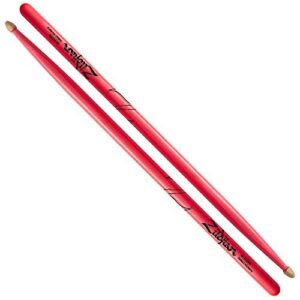 Avedis Zildjian Company 5A Acorn Neon Pink Drumsticks