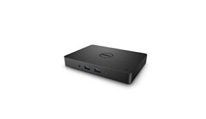 dell wd15 monitor dock 4k with 130w adapter, usb-c, (450-afgm, 6gfrt)