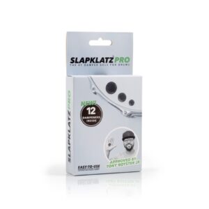 slapklatz pro drum dampeners - black (10 pcs / 3 sizes) - free case - non-toxic