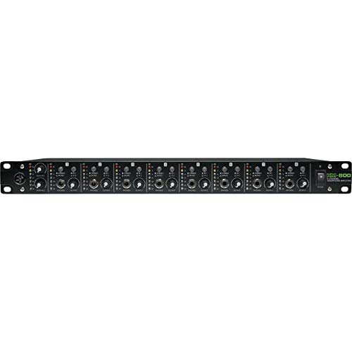 Mackie HM Series, 8-Channel Headphone Amplifier Rackmount 8-ch x 16 headphones (HM-800)