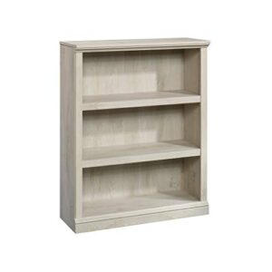 sauder miscellaneous storage 3-shelf bookcase/ book shelf, chalked chestnut finish