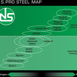 Nippon N.S. Pro Modus3 Tour 4-PW SET (select weight and flex) by GRIPS4LESS - 7 SHAFTS TOTAL (Tour 105, Stiff)