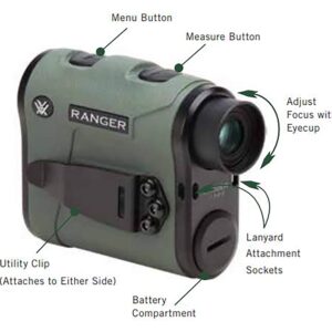 Vortex Optics Ranger 1800 Laser Rangefinder , Black