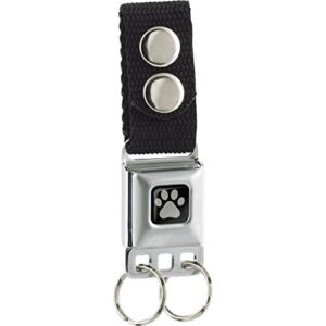 buckle-down men's keychain-paw print, multicolor, one size