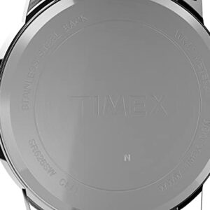 Timex Men's Easy Reader 38mm Watch – Two-Tone Case Blue Dial with Two-Tone Stainless Steel Expansion Band