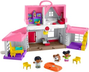 fisher-price little people big helpers home, pink