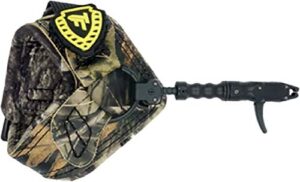 tru-fire smoke max archery bow release aid with foldback option, smoke max release, camo, one size