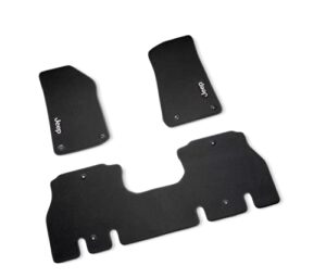 mopar 82215201ac premium carpet floor mats jeep wrangler four door jl models