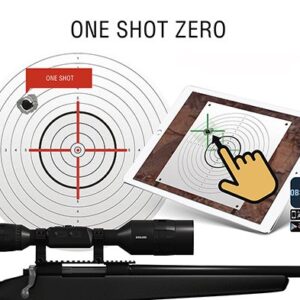 ATN ThOR 4 1.25-5x, 384x288, Thermal Rifle Scope w/Ultra Sensitive Next Gen Sensor, WiFi, Image Stabilization, Range Finder, Ballistic Calculator and IOS and Android Apps , Black