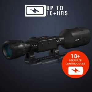 ATN ThOR 4 1.25-5x, 384x288, Thermal Rifle Scope w/Ultra Sensitive Next Gen Sensor, WiFi, Image Stabilization, Range Finder, Ballistic Calculator and IOS and Android Apps , Black