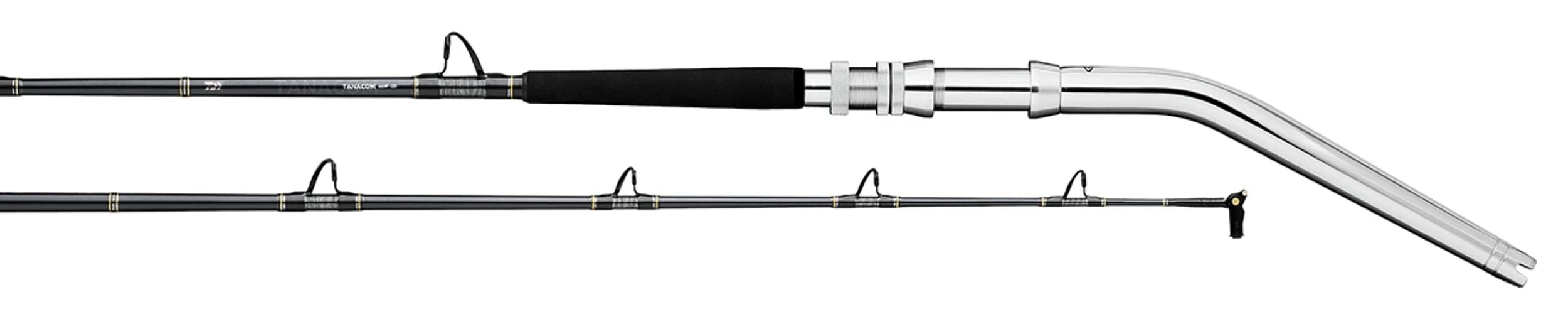 Daiwa TANACOM DENDOH Style RODS, Sections= 2, Line Wt.= 60-150, Long, Black