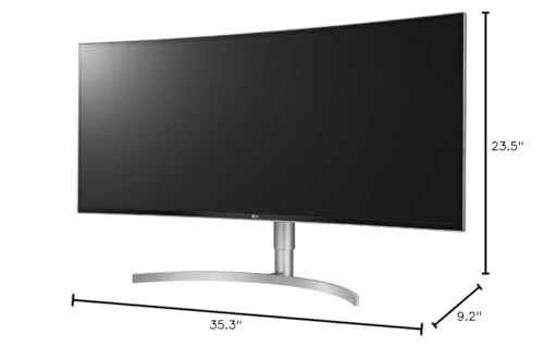 LG 38WK95C-W 38-Inch Class 21:9 Curved UltraWide WQHD+ Monitor with HDR 10 (2018)