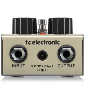 TC Electronic TUBE PILOT OVERDRIVE 12AX7-Equipped Real Tube Overdrive Pedal with Warm and Expressive Sound