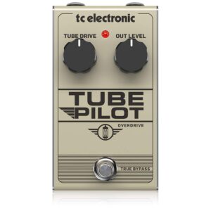 tc electronic tube pilot overdrive 12ax7-equipped real tube overdrive pedal with warm and expressive sound