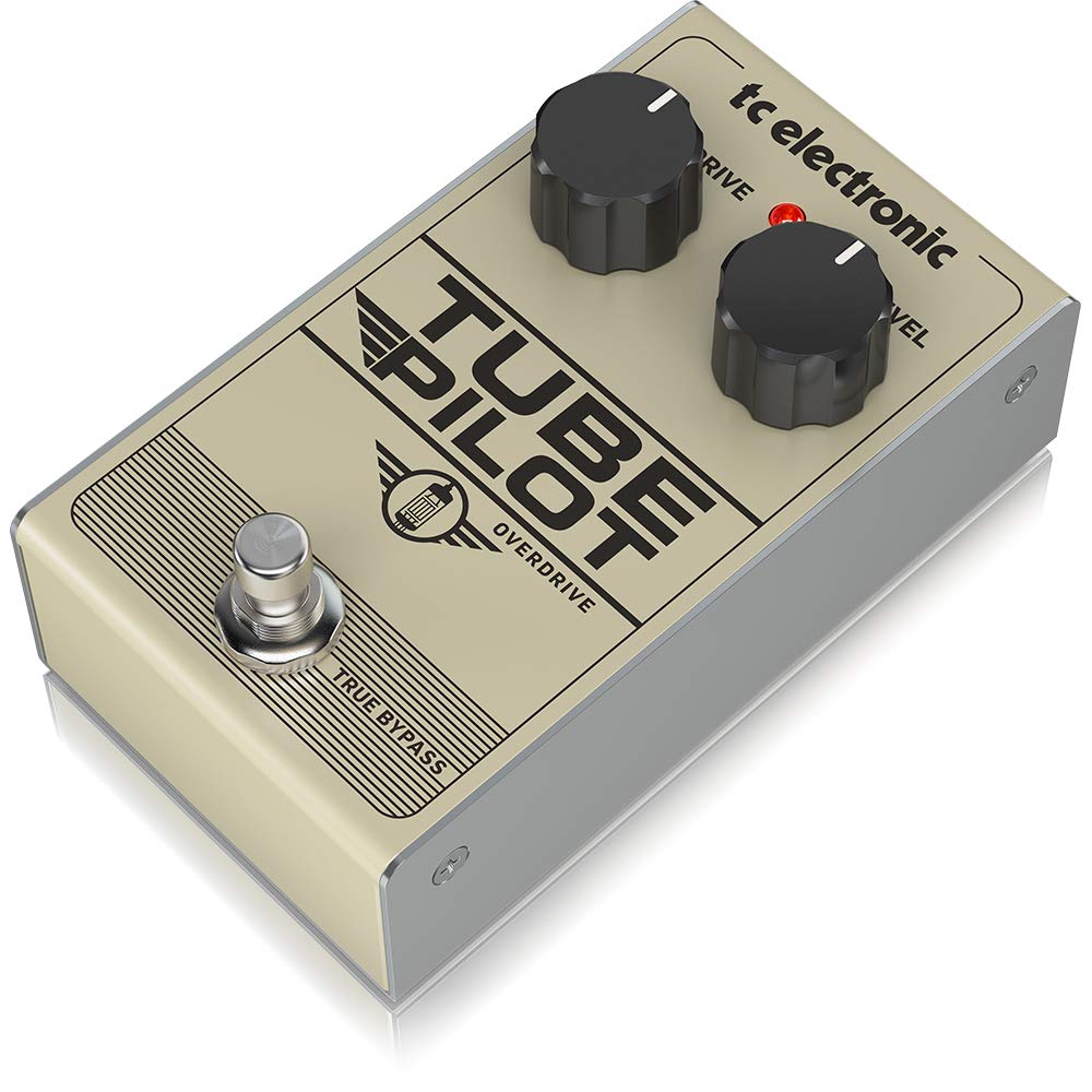 TC Electronic TUBE PILOT OVERDRIVE 12AX7-Equipped Real Tube Overdrive Pedal with Warm and Expressive Sound