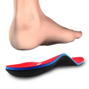 pcssole orthotic arch support shoe inserts insoles for flat feet,feet pain,plantar fasciitis,insoles for men and women red