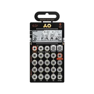 teenage engineering pocket operator po-33 k.o.! micro sampler and drum machine with built-in microphone, sequencer and effects