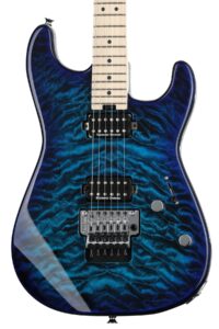 charvel pro-mod san dimas style 1 hh fr qm - chlorine burst