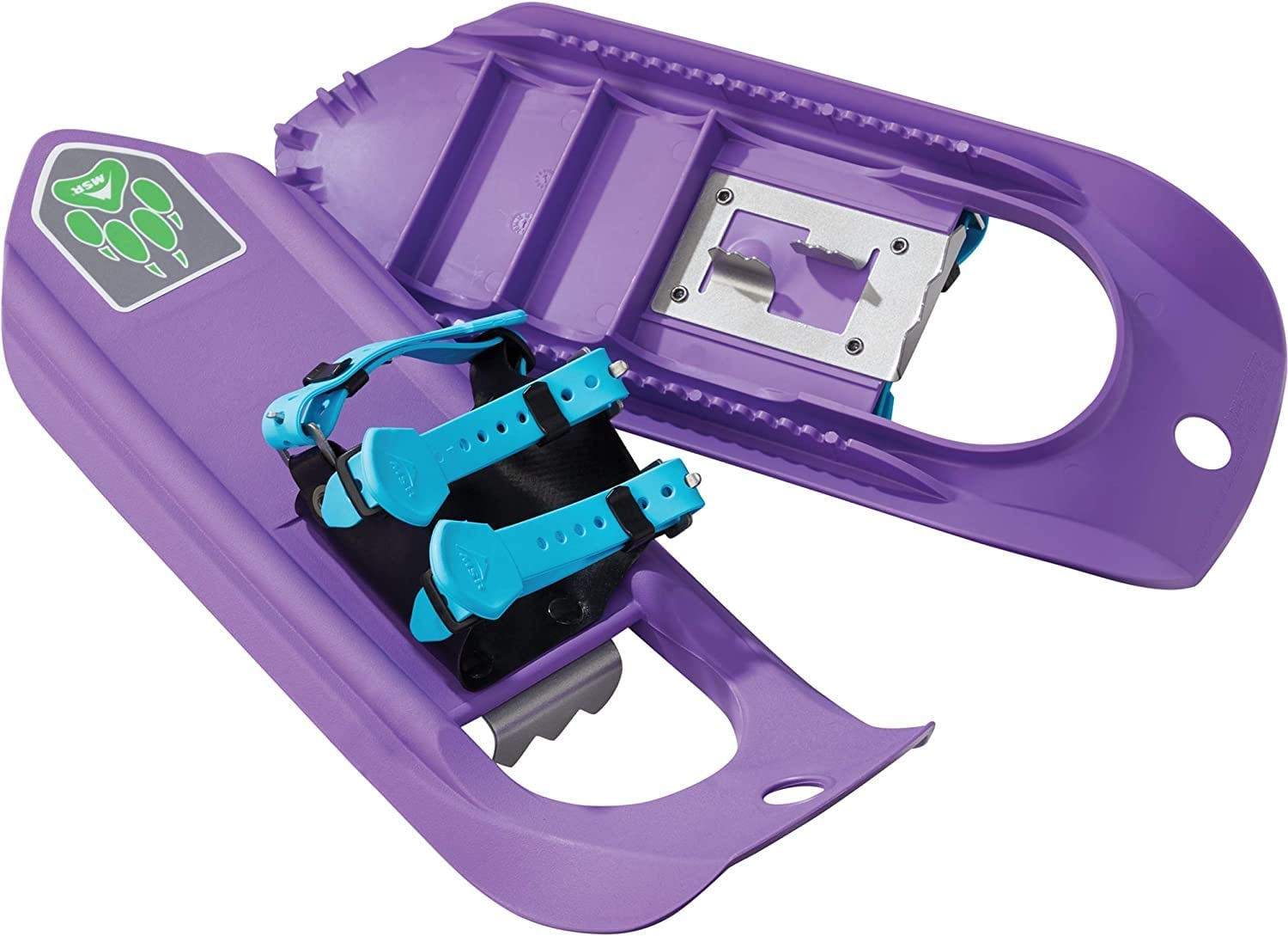 MSR Tyker Kids' Snowshoes for Children (Pair), Purple Power, 17"