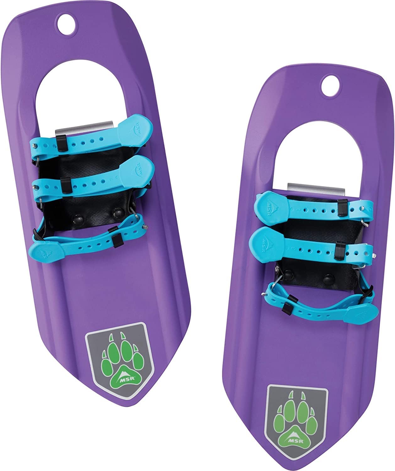 MSR Tyker Kids' Snowshoes for Children (Pair), Purple Power, 17"