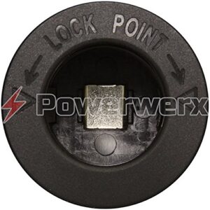 powerwerx panelcig panel mount cigarette lighter socket auto marine grade