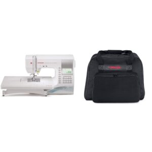 singer | quantum stylist 9960 computerized portable sewing machine with 600-stitches with machine tote