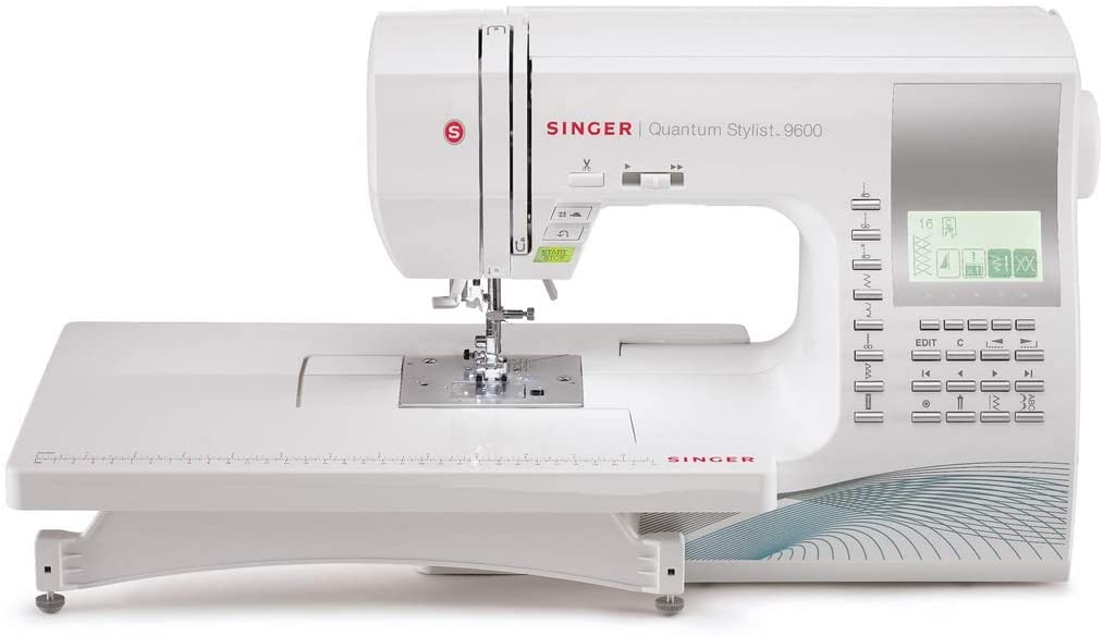 SINGER | Quantum Stylist 9960 Computerized Portable Sewing Machine with 600-Stitches with Machine Tote